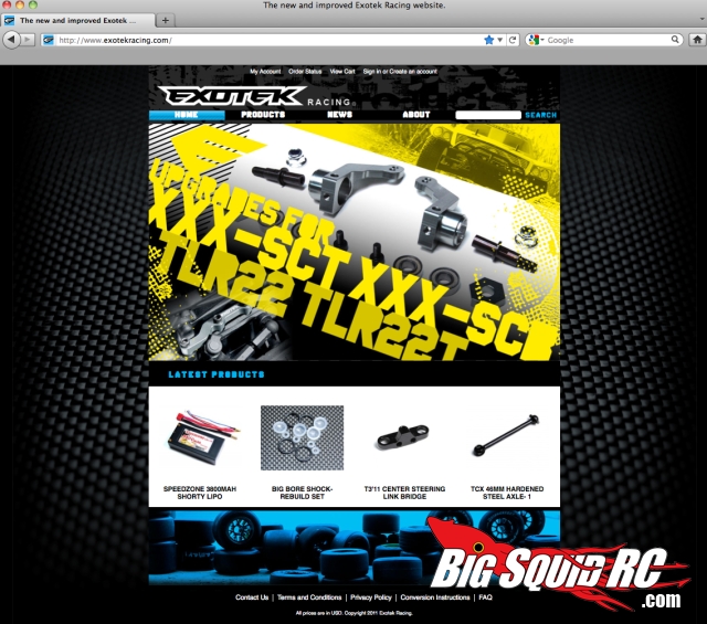 New Exotek Website! « Big Squid RC – RC Car and Truck News, Reviews ...