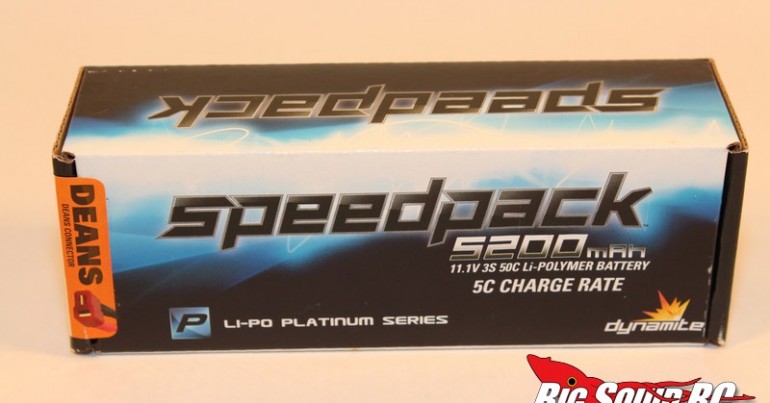 Dynamite SpeedPack 3S 50C 5200 mAh Lipo Battery Review « Big Squid RC ...