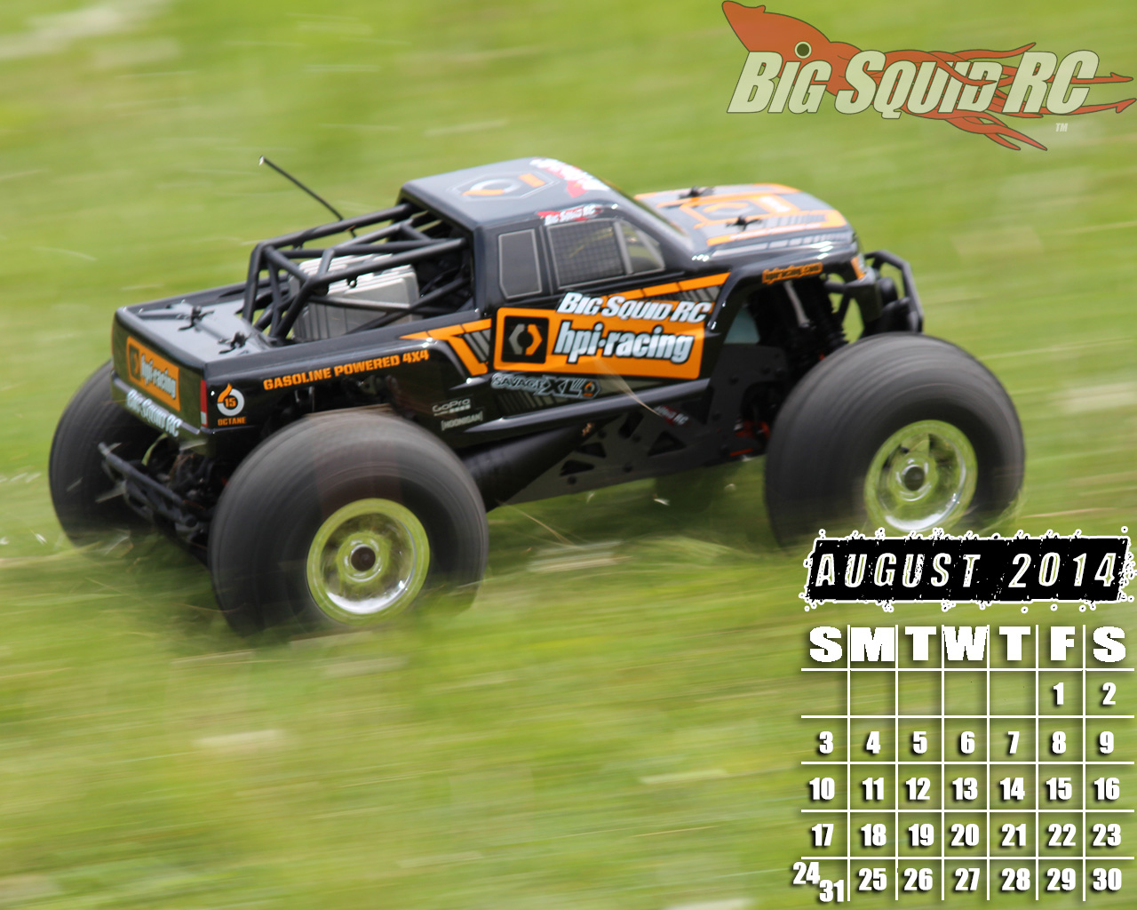 August 2014 Desktop Calendar « Big Squid RC – RC Car and Truck News ...