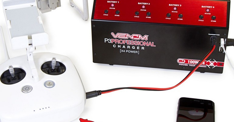Venom Pro DJI Phantom 3 Professional Quad Battery Charger « Big Squid RC – RC Car and Truck News ...