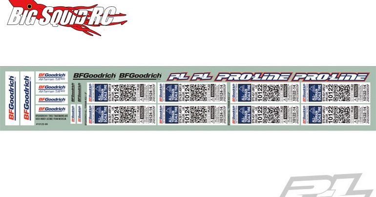 Pro-Line Scale Tire Decals « Big Squid RC – RC Car and Truck News ...