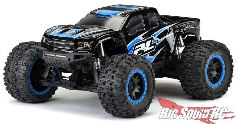 Pro-Line Pre-Cut 2017 Ford F-150 Raptor Black Tough-Color Body for X ...