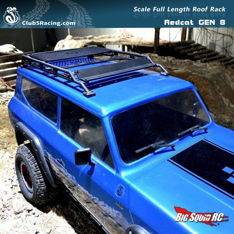 Club 5 Racing Full-Length Scale Roof Rack for the Redcat Racing GEN8 ...