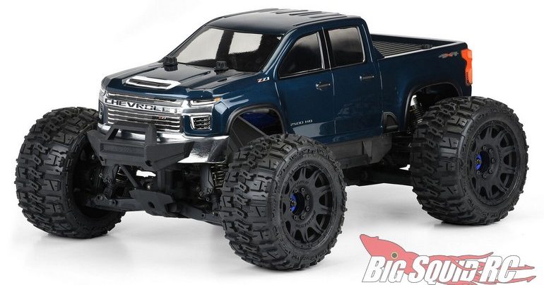 Pro-Line 2021 Chevy Silverado Clear Body for the E-REVO 2.0 & MAXX ...