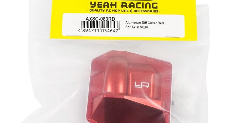 Yeah Racing Red Aluminum Diff Cover for the Axial SCX6 « Big Squid RC ...