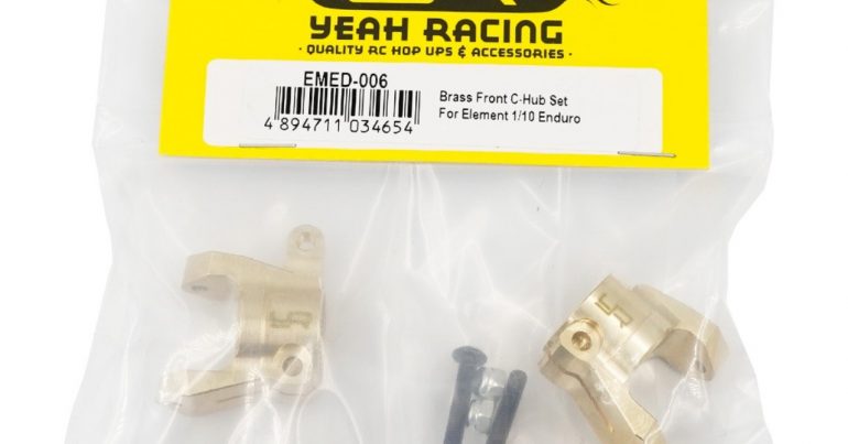 Yeah Racing Brass Front C-Hub Set for the Element RC Enduro « Big Squid ...