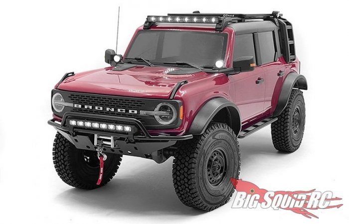 RC4WD Metal Tube Front Bumper with LEDs for the Traxxas 2021 Bronco ...