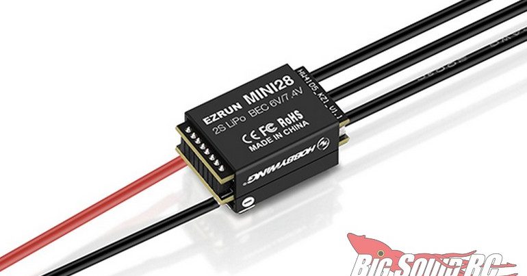 Hobbywing EzRun Mini28 Brushless ESC « Big Squid RC – RC Car and Truck ...