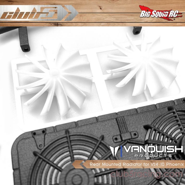Club 5 Racing Rear-Mounted Radiator Accessory for the Vanquish Products ...