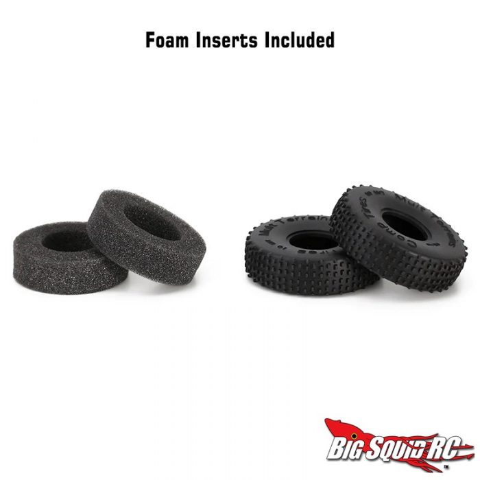 Injora 1.0″ Comp Pin Multi-Terrain Tires for 1/24-scale R/C Crawlers ...