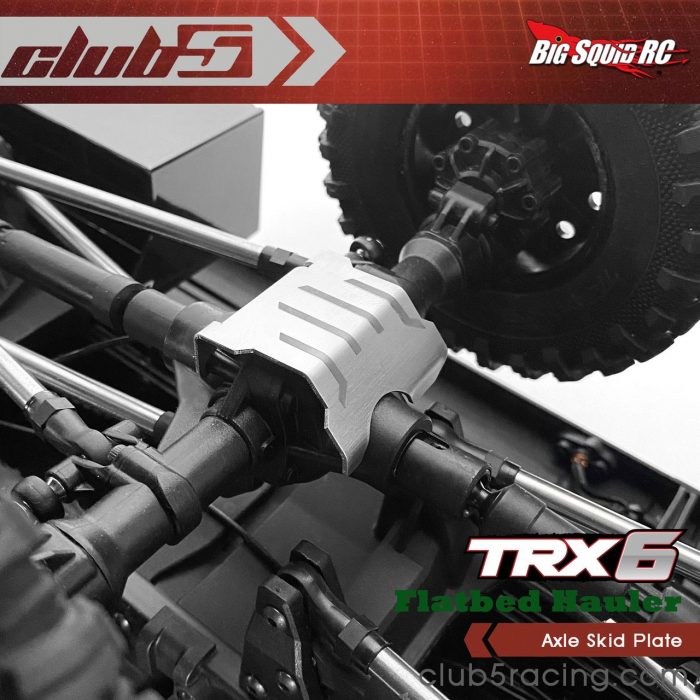 Club 5 Racing Axle Skid Plates for the Traxxas TRX6 Ultimate R/C Hauler ...