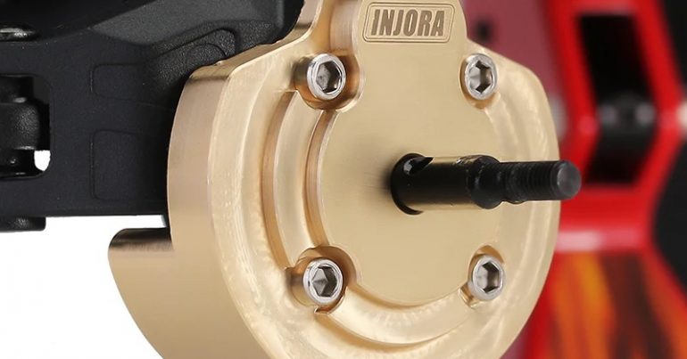 Injora 37g Brass Outer Portal Covers for the Axial UTB18 Capra « Big ...
