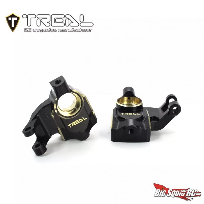 Treal Brass Front Steering Knuckles/Inner Portal Covers for the Axial ...
