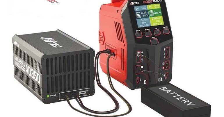Hitec RDX2 1000 Battery Charger & Optional AD350 Discharger « Big Squid ...