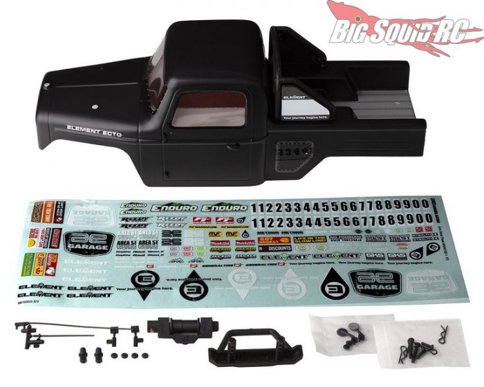 Element RC Enduro Ecto Black Scratch-N-Weather Body Set « Big Squid RC ...