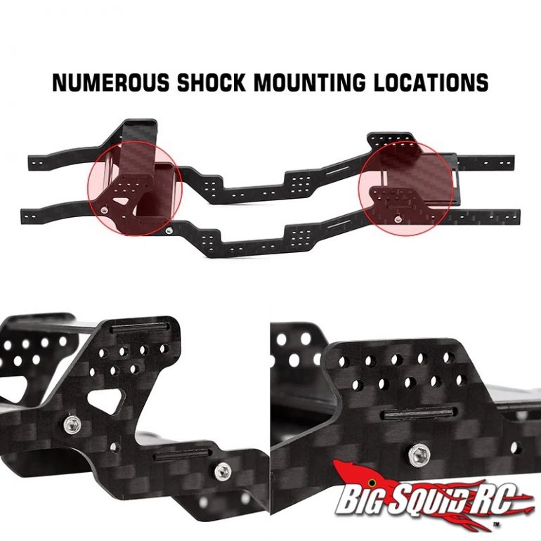 Injora LCG Carbon Fiber Chassis Kit for the Axial SCX24 « Big Squid RC ...