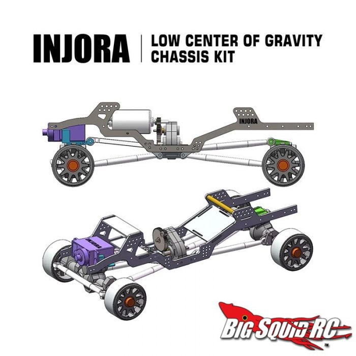 Injora LCG Carbon Fiber Chassis Kit for the Axial SCX24 « Big Squid RC ...