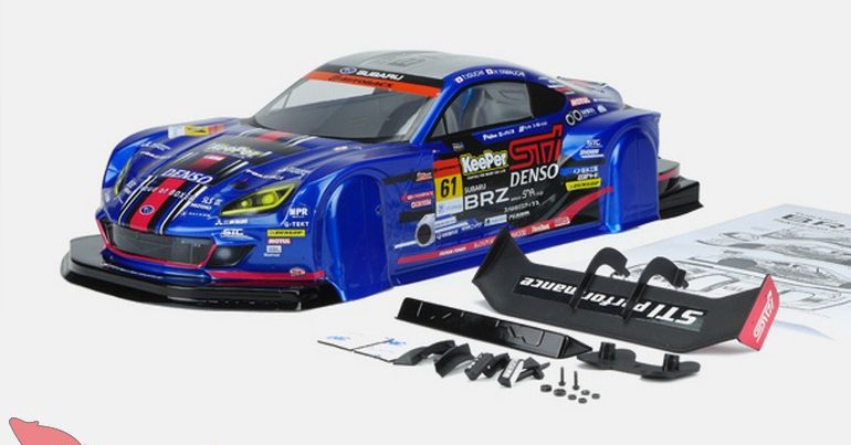 Carisma 1/10 Subaru BRZ GT300 Pre-Painted Body Set « Big Squid RC – RC ...