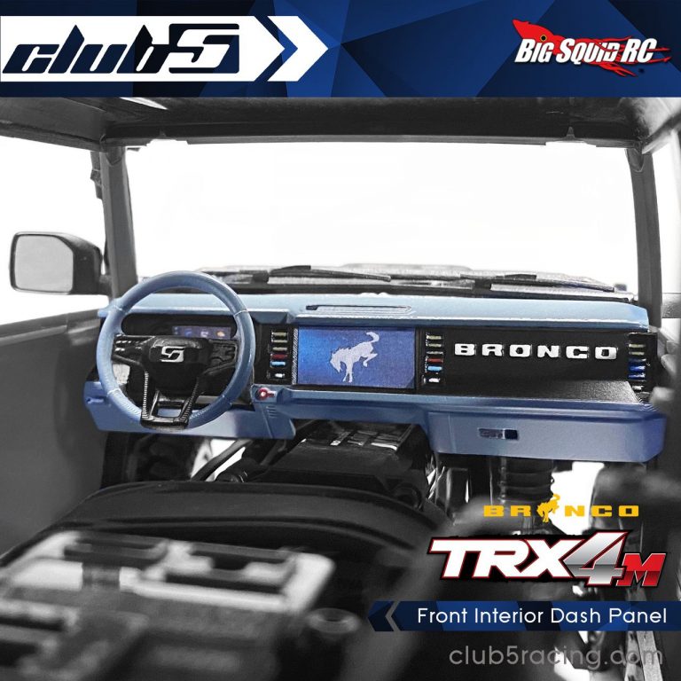 Club 5 Racing Front Interior Dash Panel for the TRX-4M Bronco « Big ...