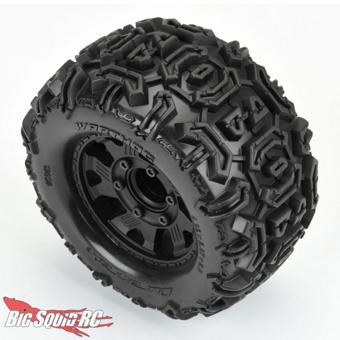 Duratrax 1/10 Warthog 2.8″ Pre-Mounted Monster Truck Tires « Big Squid ...