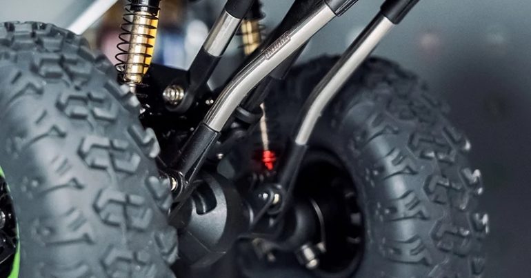 Injora Stainless Steel High Clearance Link Set for the Axial AX24 « Big ...