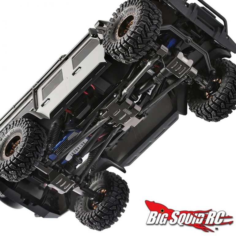 Injora Stainless Steel Dark Gray Chassis Armor for the TRX-4M « Big ...