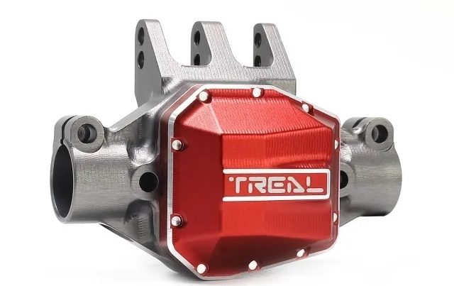 Treal Front and Rear Aluminum Center Axle Housings for the Axial SCX10 ...