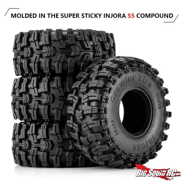 Injora Swamp Stomper 1.0" Tires for 1/24 & 1/18 Crawlers « Big Squid RC ...