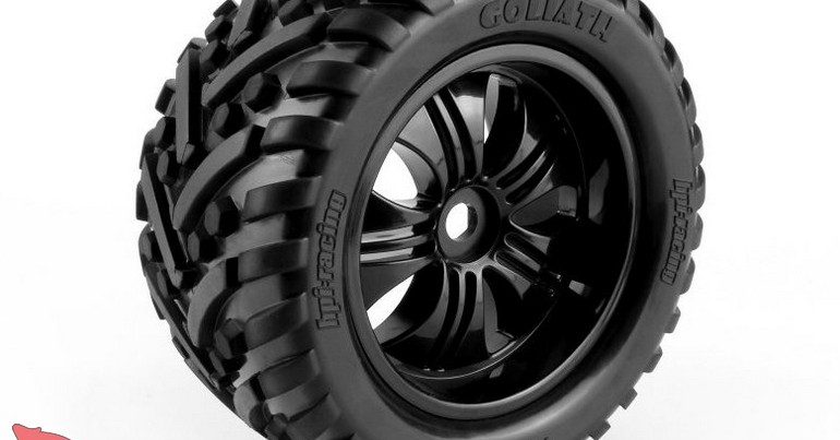 HPI Racing Pre-Mounted Goliath Tires on Tremor Black Wheels « Big Squid ...