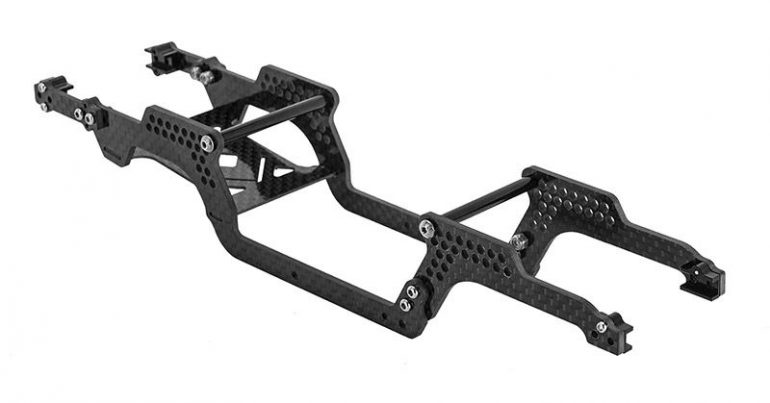 Injora Universal LCG Carbon Fiber Chassis Frame Kit (Lay-down Servo ...