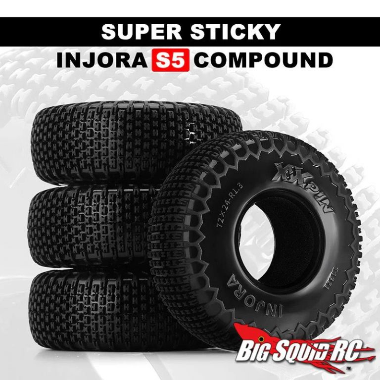 Injora XHX Pin 1.3" Tires for 1/24 & 1/18-scale Crawlers « Big Squid RC ...