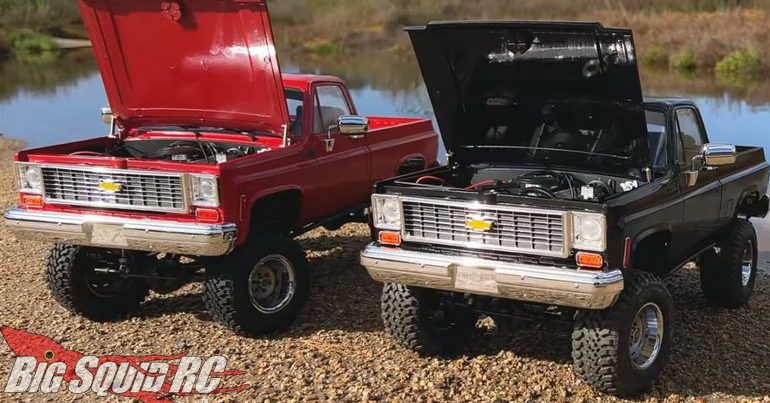 RC4WD 1/10 Chevrolet K10 Scottsdale Hard Body Set Back in Black and Red ...