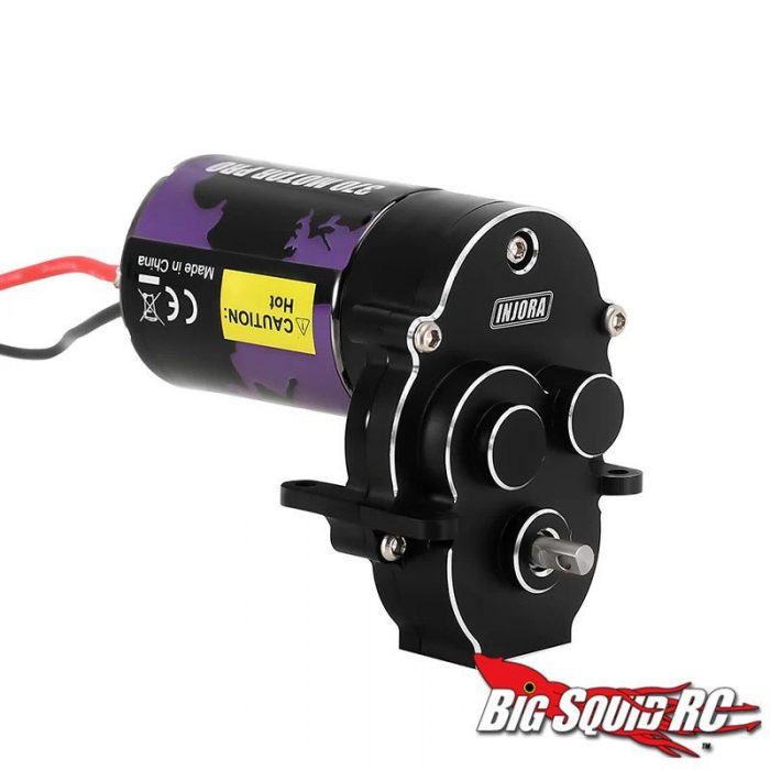 Injora 370 Brushed Motor & Aluminum Transmission for the TRX-4M « Big ...