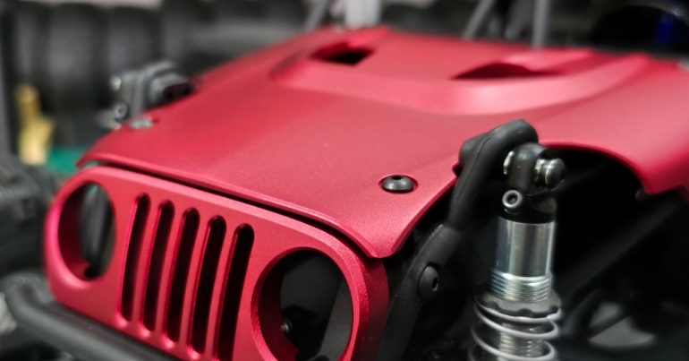 H-Tech Custom Products Aluminum Grille and Body Panel Set for the ...