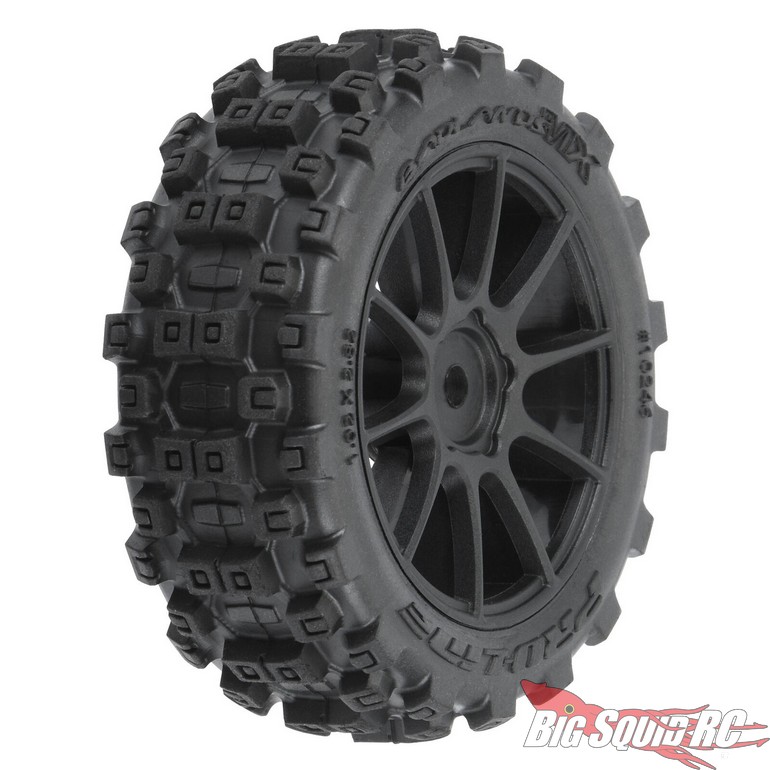 Pro-Line 1.9″ Pre-Mounted Badlands MX Buggy Tires for the Typhon GROM ...