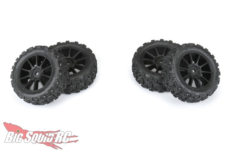 Pro-Line 1.9″ Pre-Mounted Badlands MX Buggy Tires for the Typhon GROM ...