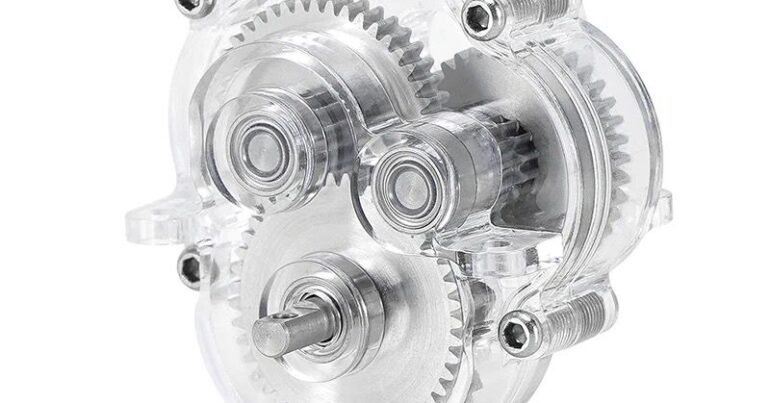 Injora Complete Transmission with Clear Acrylic Housing for the Traxxas ...