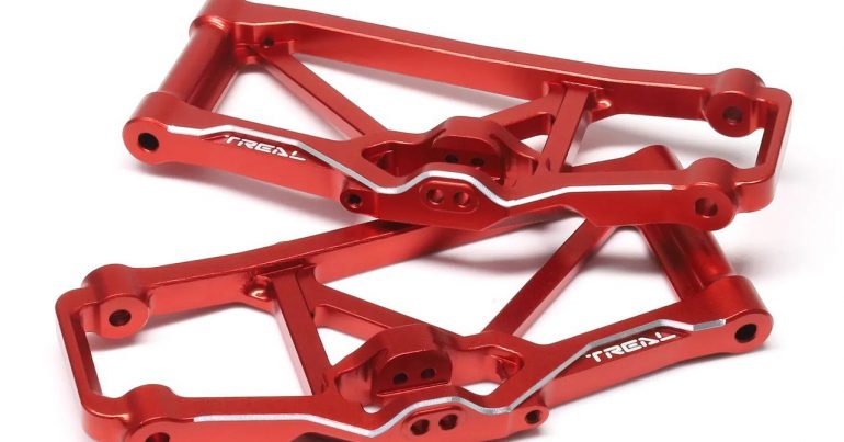 Treal Aluminum Front and Rear Lower Suspension Arms for the Traxxas ...
