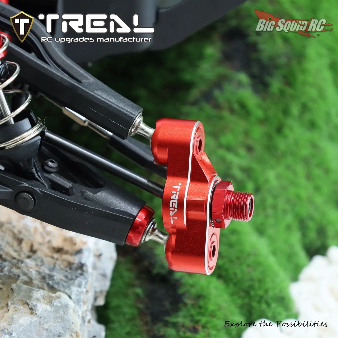 Treal Aluminum Front Steering Knuckles for select ARRMA 1/7 and 1/8 ...