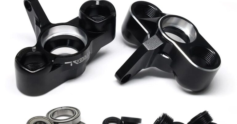 Treal Aluminum Front Steering Knuckles for select ARRMA 1/7 and 1/8 ...