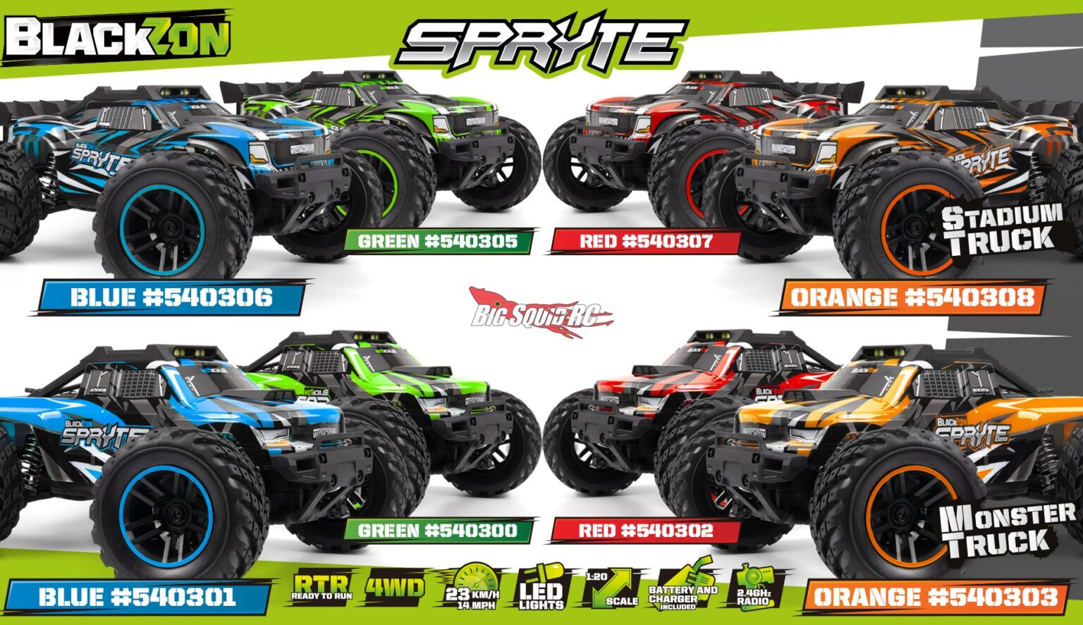 HPI Racing Teaser – BlackZon 1/20 Spryte ST & MT RTR « Big Squid RC ...