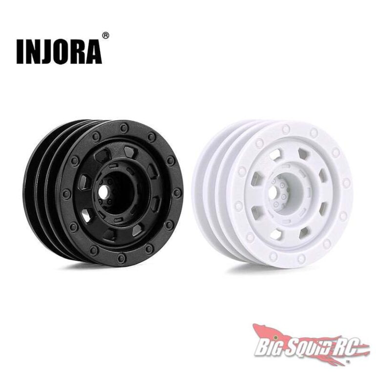 Injora 1.3" One-Piece Plastic Wheels for 1/24 and 1/18 R/C Crawlers ...