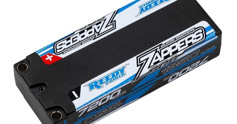 Reedy 1/8 Zappers SG6 7200mAh 135C Long-Shorty LiHV Pack « Big Squid RC ...
