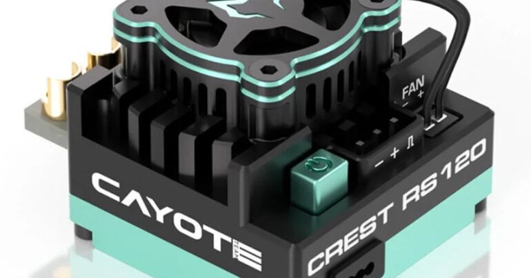 Team Cayote Crest RS 120 Stock Racing Brushless ESC « Big Squid RC – RC ...
