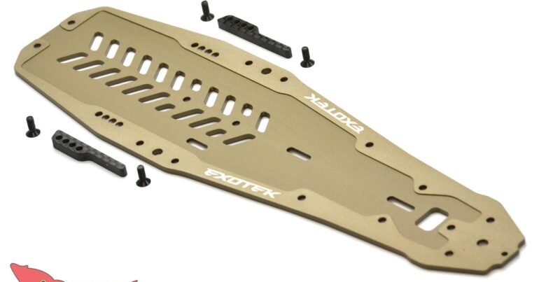Exotek Hard Anodized 7075 Machined Alloy Chassis for the F1Ultra R5 and CW Series « Big Squid RC ...