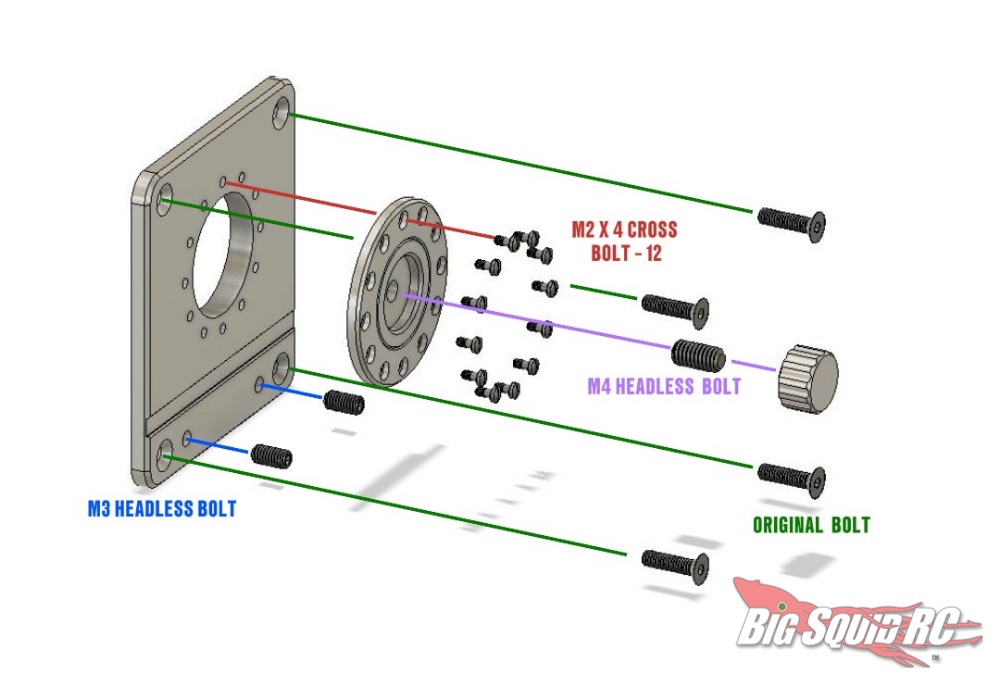 H-Tech Custom Products Aluminum Fuel Cell Cover for the Axial UTB10 ...