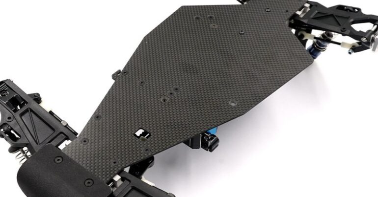 Yeah Racing 2.2mm Graphite Main Chassis for the Yokomo Super Dog ...