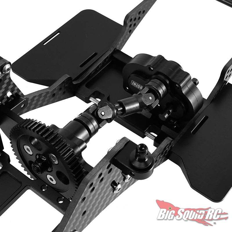 Injora LCG Carbon Fiber 1/10 Crawler Chassis Kit with Front-Mounted Transmission « Big Squid RC ...