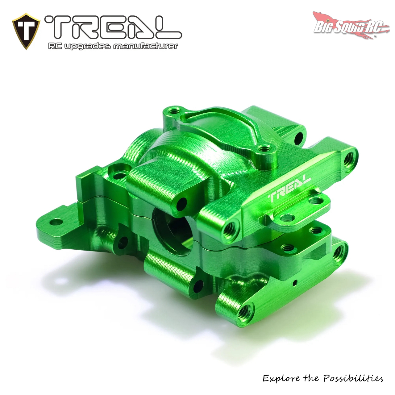 Treal Aluminum Rear Gearbox Housing for the Traxxas Mini Maxx & Mini ...