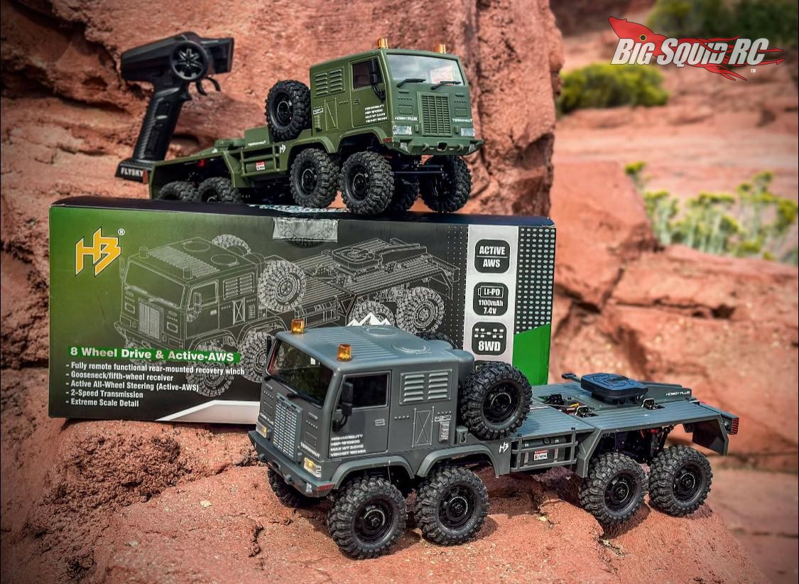 Teaser – Hobby Plus 1/18 Terranaut 8×8 Active AWS Trail and Recovery ...